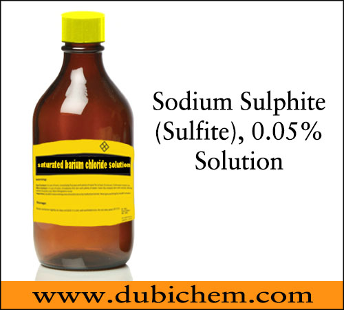 Sodium Sulphite (Sulfite), 0.05% Solution | DUBI CHEM